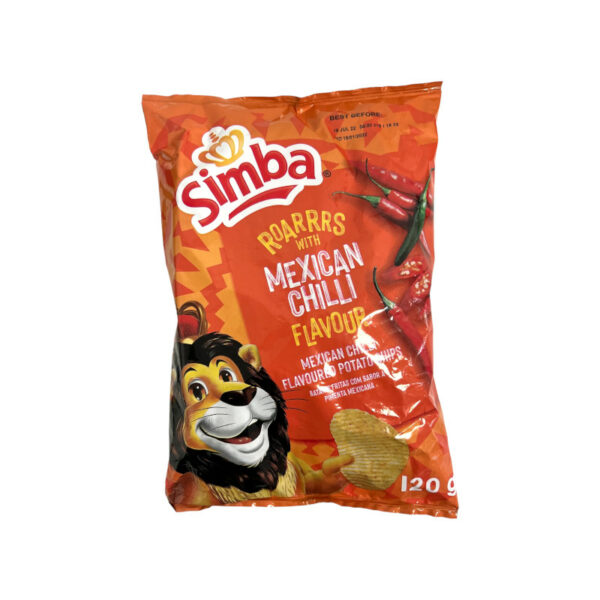 Chips Simba Mexican Chilli 120g - Krolyc